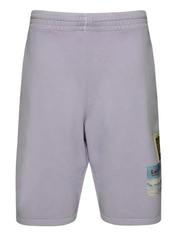 Martine Rose Logo Shorts - Purple Lilac