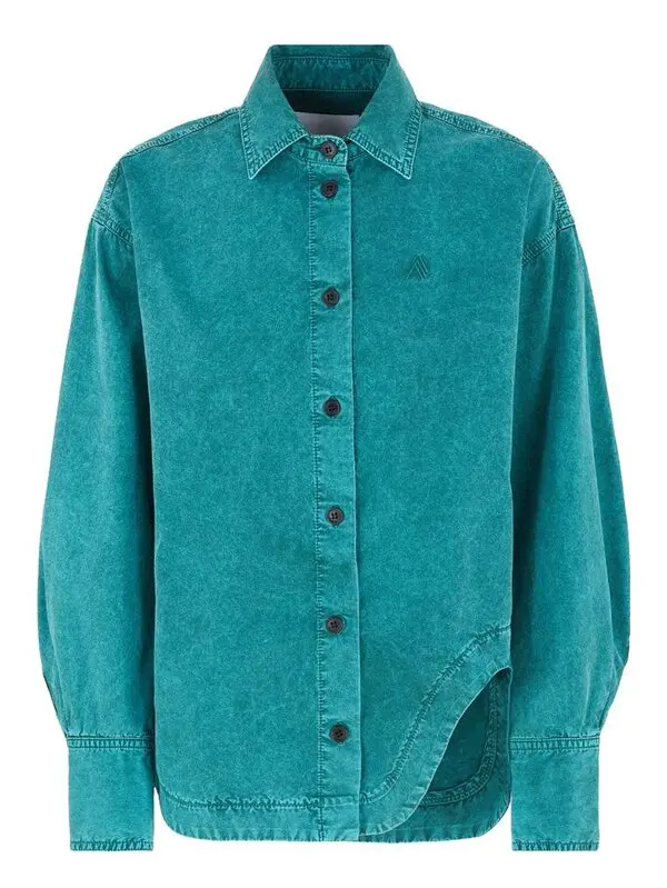 Attico Eliza Shirt - Teal