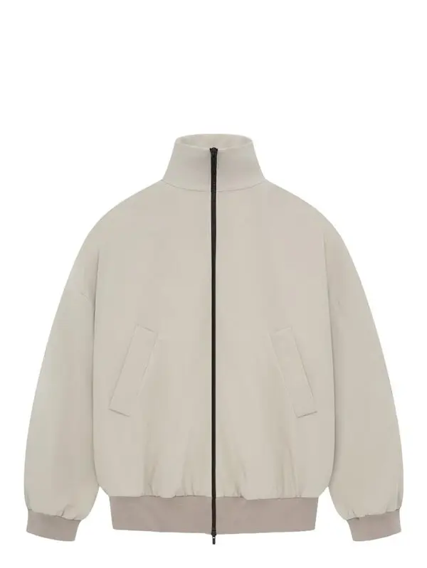 Fear Of God High Neck Track Jacket - Cement