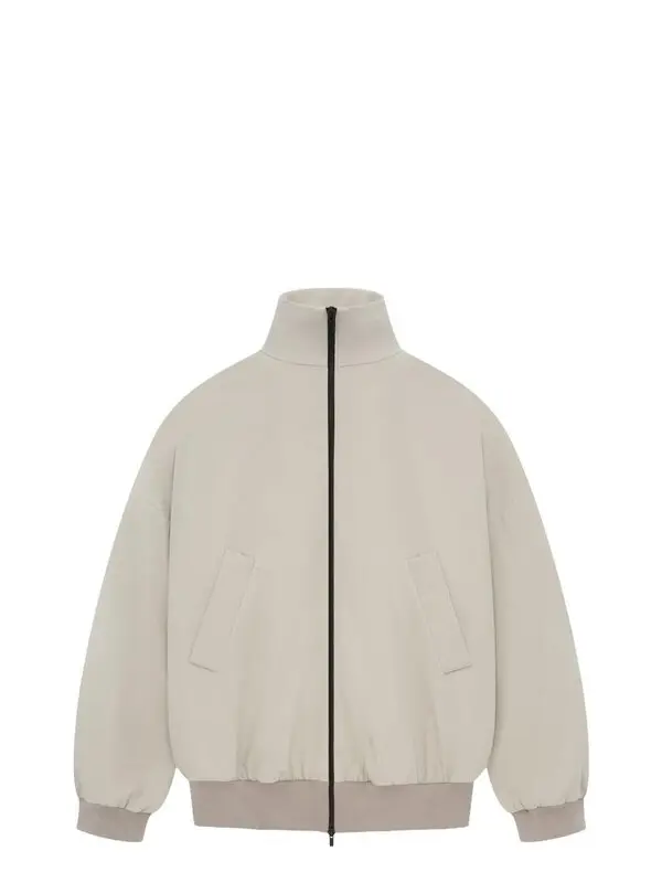 Fear Of God High Neck Track Jacket - Cement
