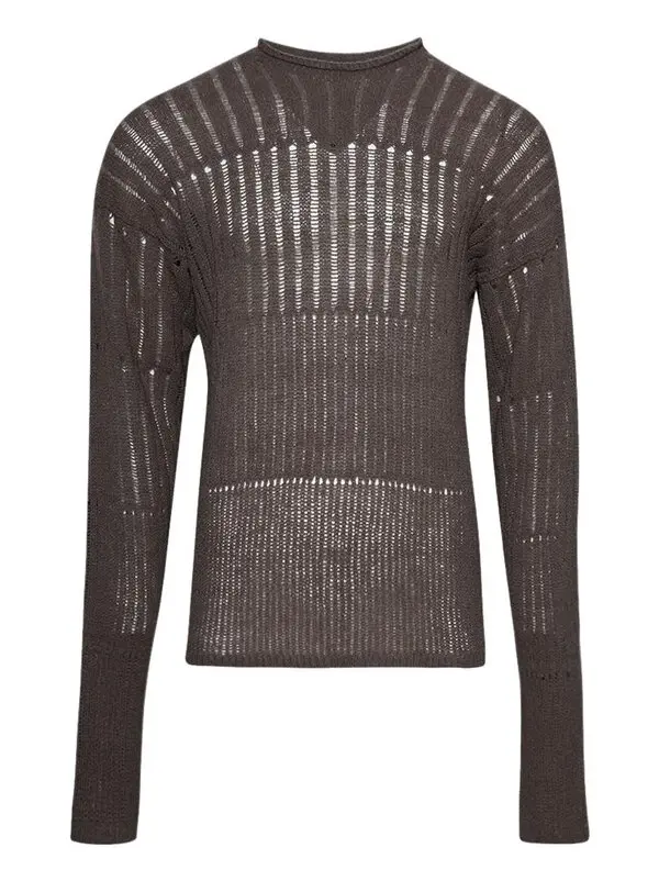 Rick Owens Oversized Knit Pullover - Dust