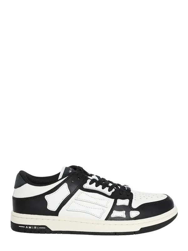 Amiri Skel Low Top Sneakers - Black And White