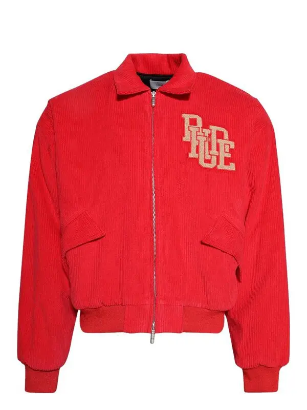 Rhude Bay Of Angels Corduroy Jacket - Red And Tan