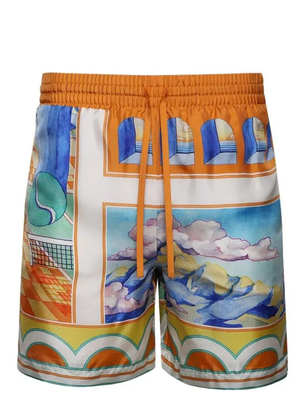 Casablanca Printed Shorts - Multicolor