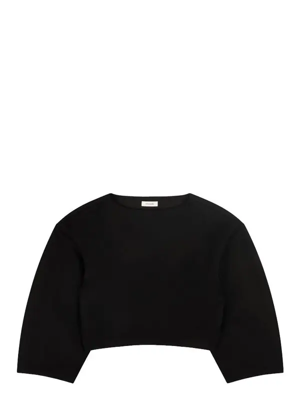 ENTIRE STUDIOS Boat Neck Jumper - Black