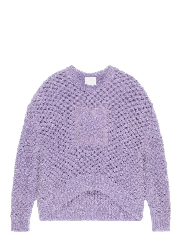 Givenchy 4g Crewneck Sweater - Lavender