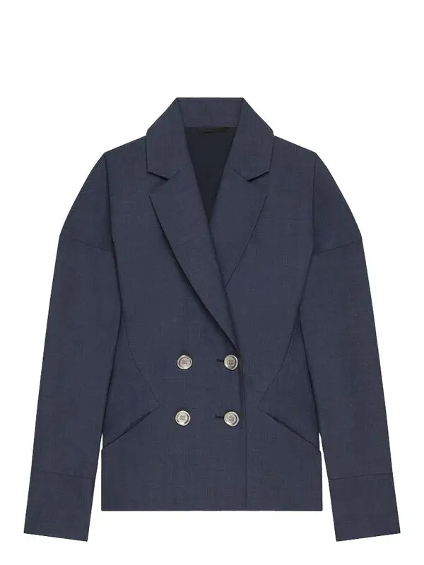 Givenchy Cuffed Jacket - Denim Bue