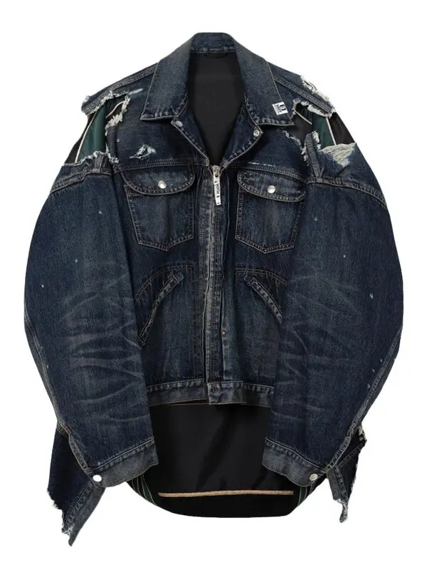Mihara Yasuhiro Layered Denim Jacket - Indigo