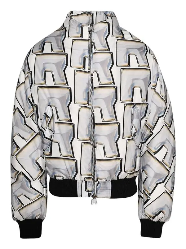 RIVINGTON ROI REBIS Chon Bomber Jacket - White