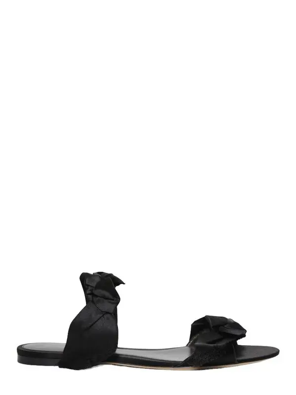 THE ROW Vika Knot Sandal - Black