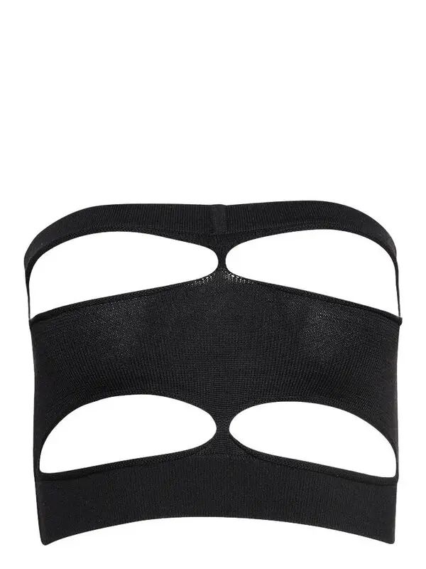 Rick Owens Tanja Bandeau Top - Black