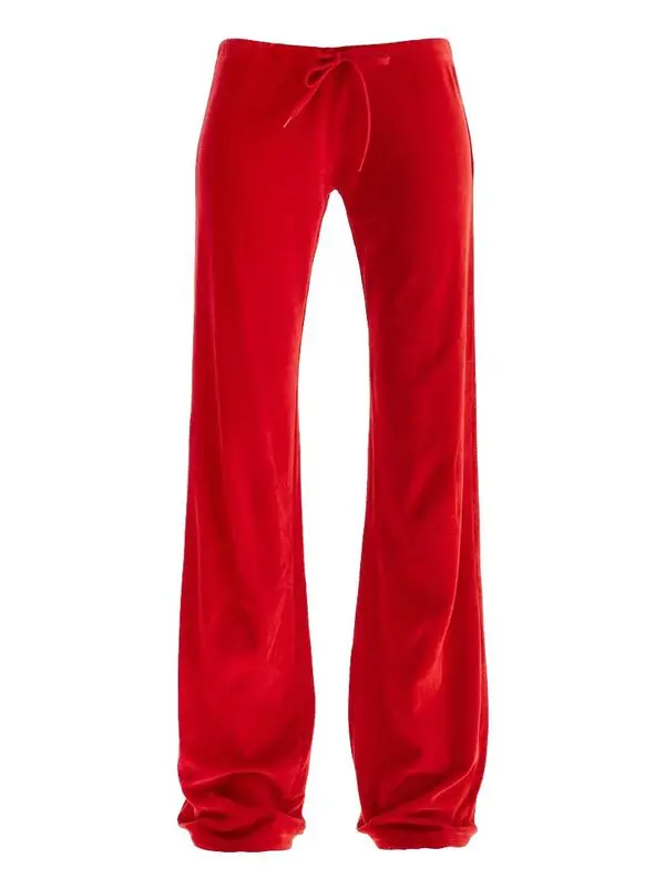 Balenciaga Relaxed Fit Tracksuit Pants - Red