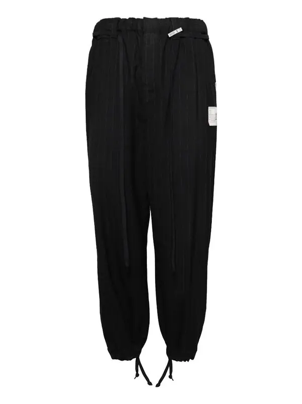 Mihara Yasuhiro Wide Leg Trousers - Black