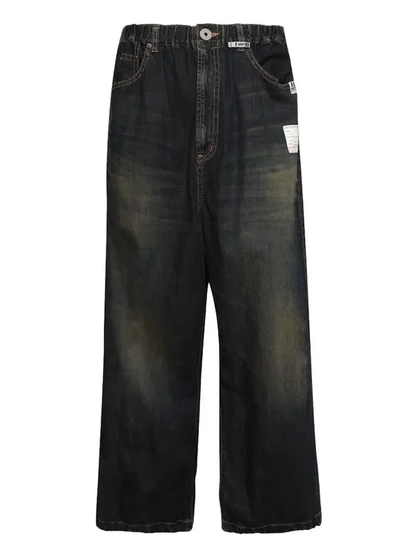 Mihara Yasuhiro Four Legs Wide Leg Pants - Blue
