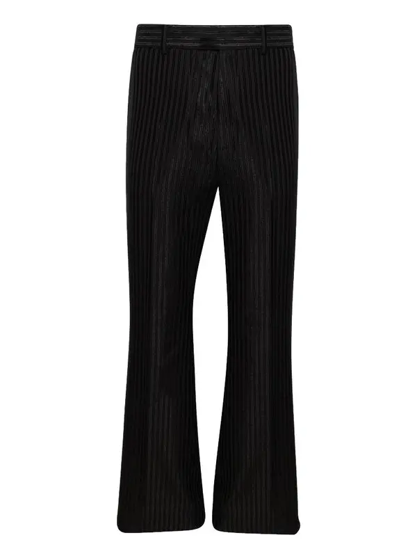 Amiri Striped Flare Pants - Black