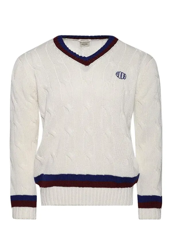 BODE Tennis Sweater - Cream