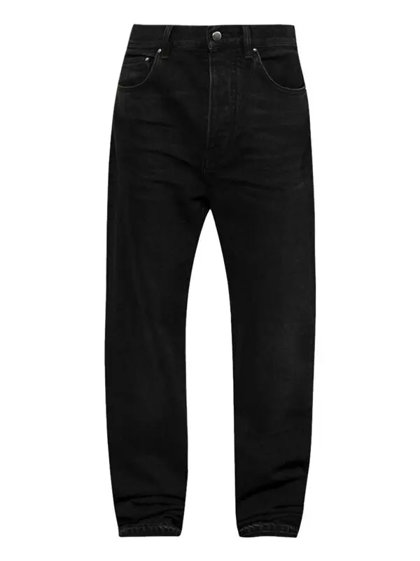 Amiri Released Hem Straight Jean - Vintage Black