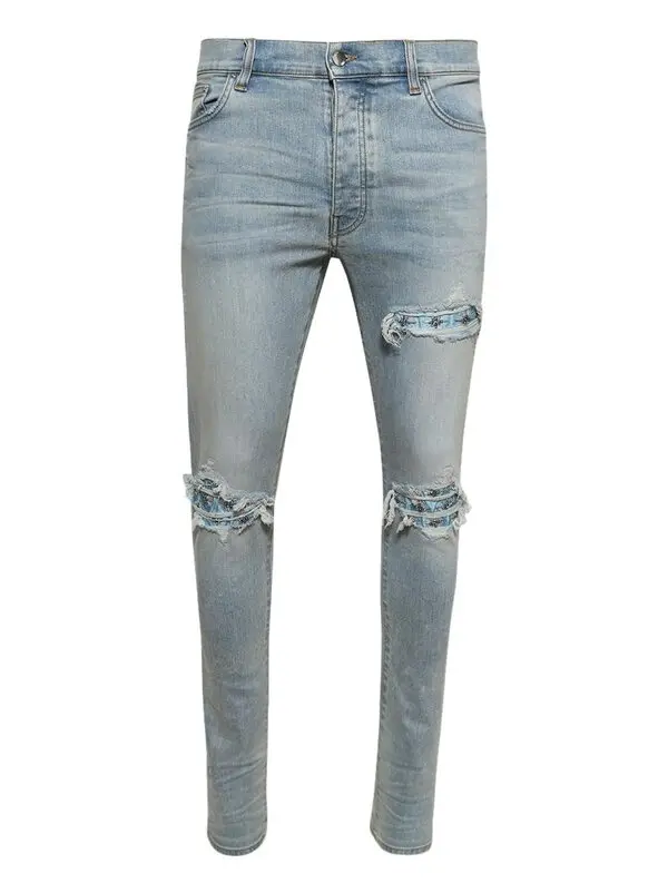 Amiri Crystal Starburst Mx1 Jeans - Surf Indigo