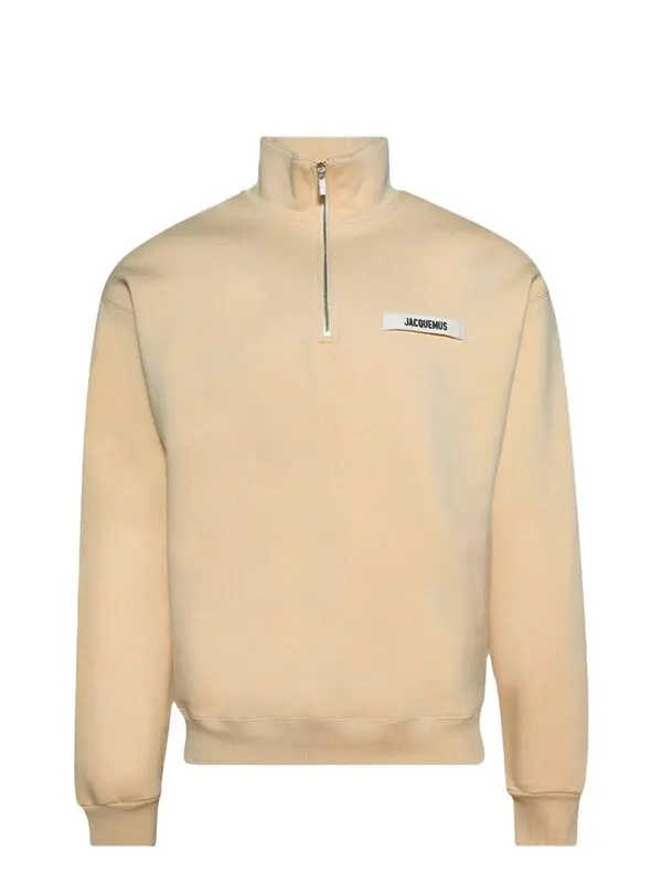 Jacquemus Le Camionneur Gros Grain Sweatshirt - Light Beige
