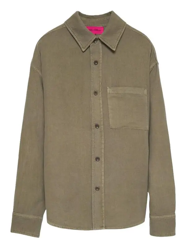 THE ELDER STATESMAN Early Dawn Overshirt - New Olive