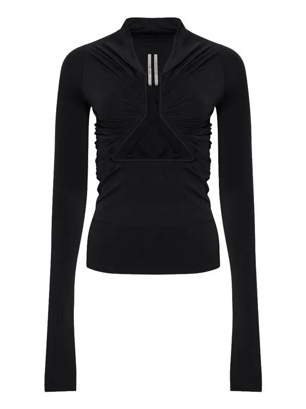 Rick Owens Jersey Long Sleeve Top - Black