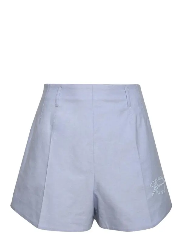 Givenchy High-waisted Shorts - Baby Blue