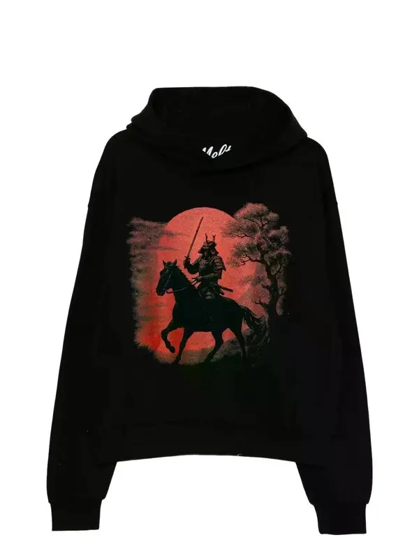 MELT Printed Hoodie - Black
