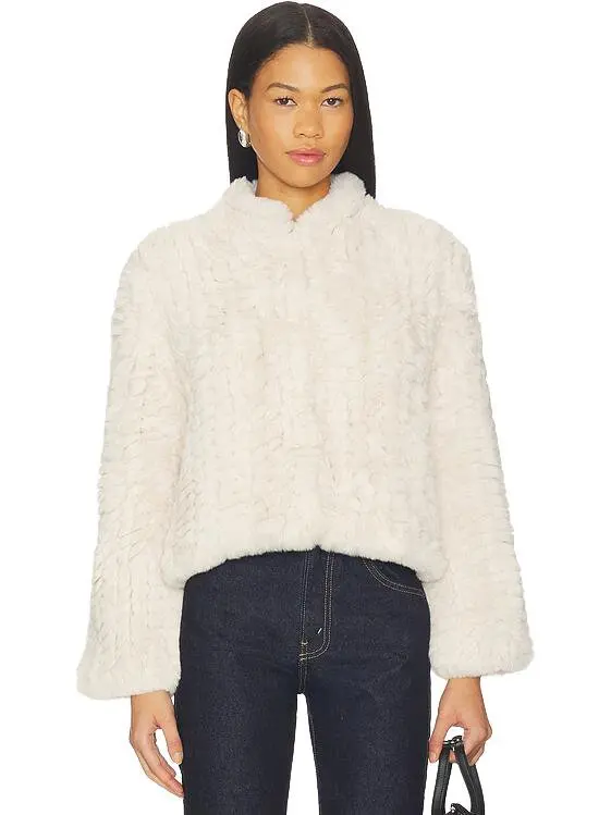 Heartloom Jelena Faux Fur Jacket - Cream