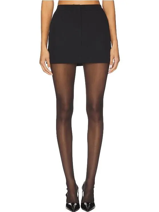Line & Dot X Derrick Mini Skirt - Black