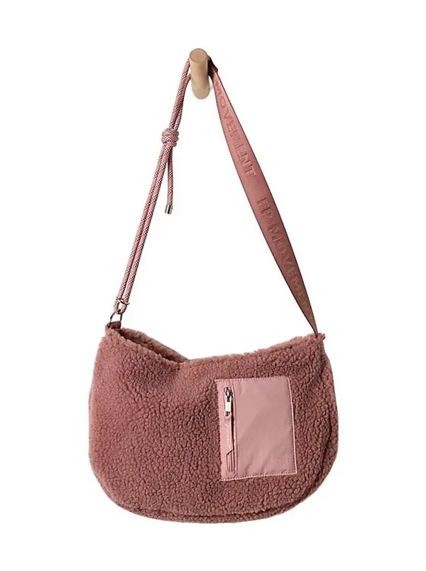 Free People Slopes Sherpa Sling Bag - Gem