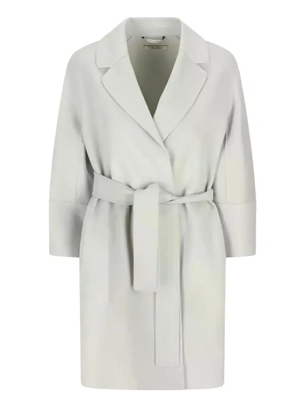 Max Mara Belted Coat - Green