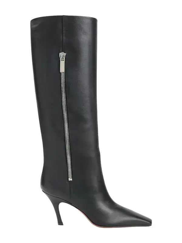 Amina Muaddi 80mm Mona Boots - Black