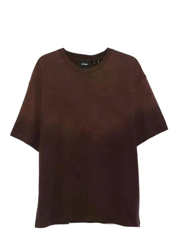 Axel Arigato Bubble Reverse Round-neck T-shirt - Brown