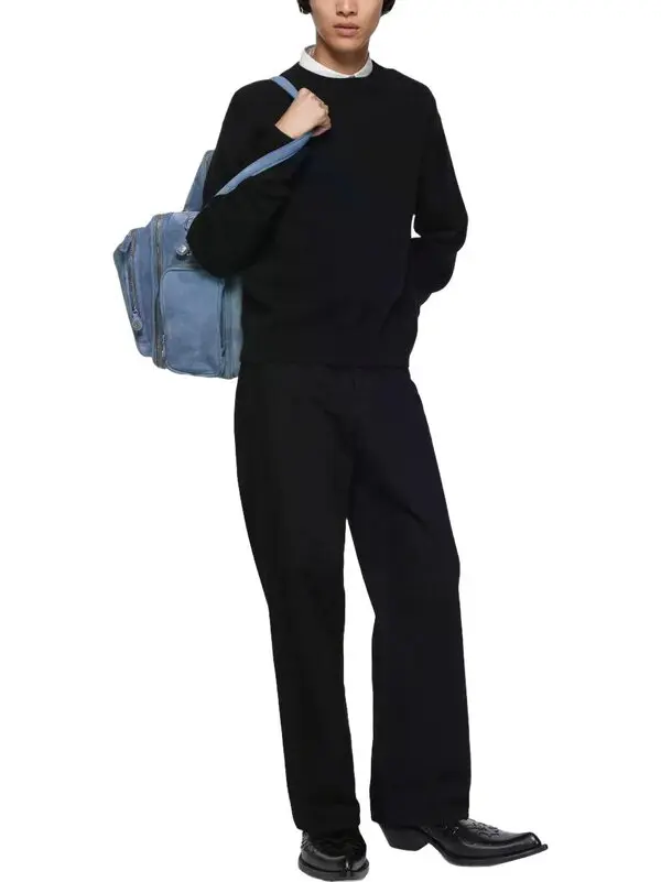 Acne Studios Logo-patch Jeans - Black
