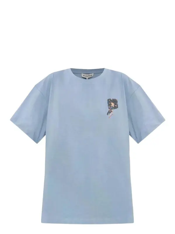Munthe Graphic-print T-shirt - Blue