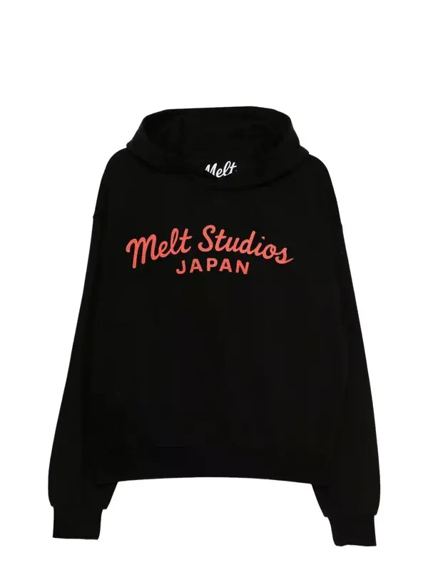 MELT Logo-printed Hoodie - Black