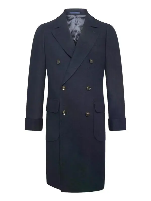 FRANZESE COLLECTION Double-breasted Coat - Blue