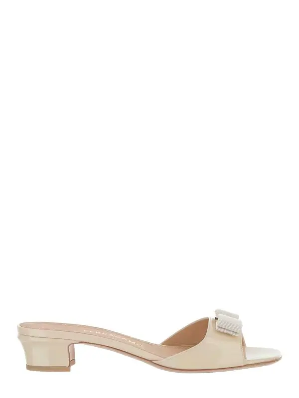 FERRAGAMO 30mm Vara Bow Sandals - Neutrals