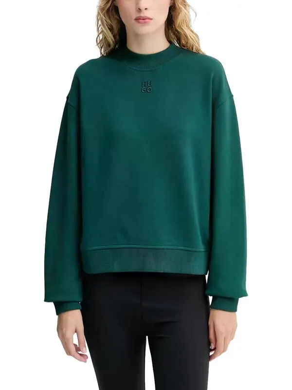 Hugo Logo-detail Sweater - Green