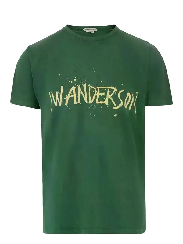JW Anderson Logo-print T-shirt - Green