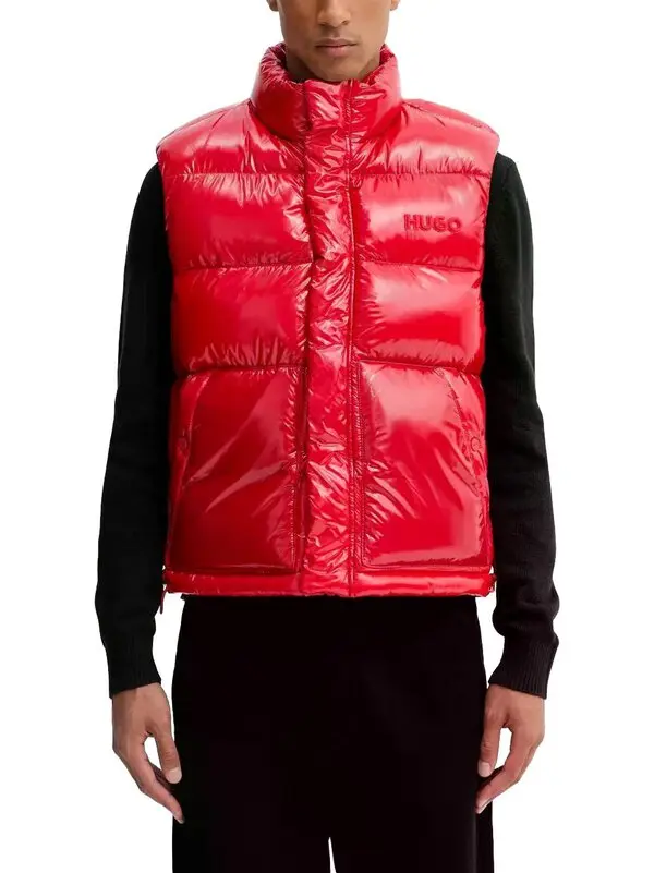 Hugo Padded Sleeveless Gilet - Red