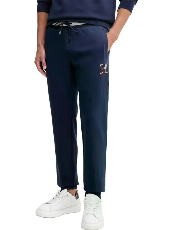 HACKETT Embroidered-logo Track Pants - Blue