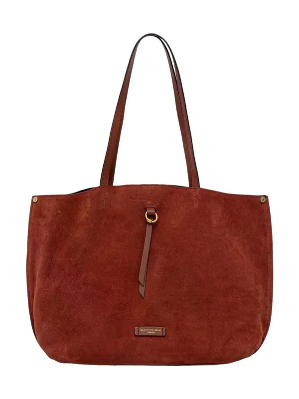 GIANNI CHIARINI Magnetic-fastening Tote Bag - Brown