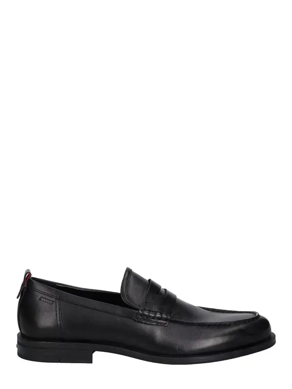 Hugo Band-detail Loafers - Black