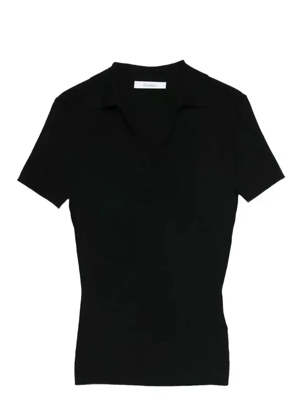 Max Mara Short-sleeve Top - Black