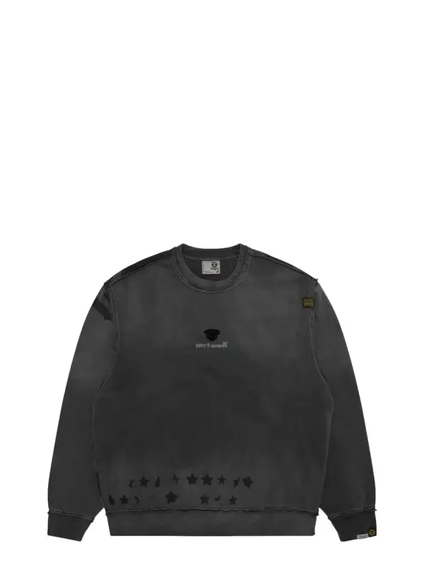 AAPE BY *A BATHING APE® Crew-neck Sweatshirt - Black