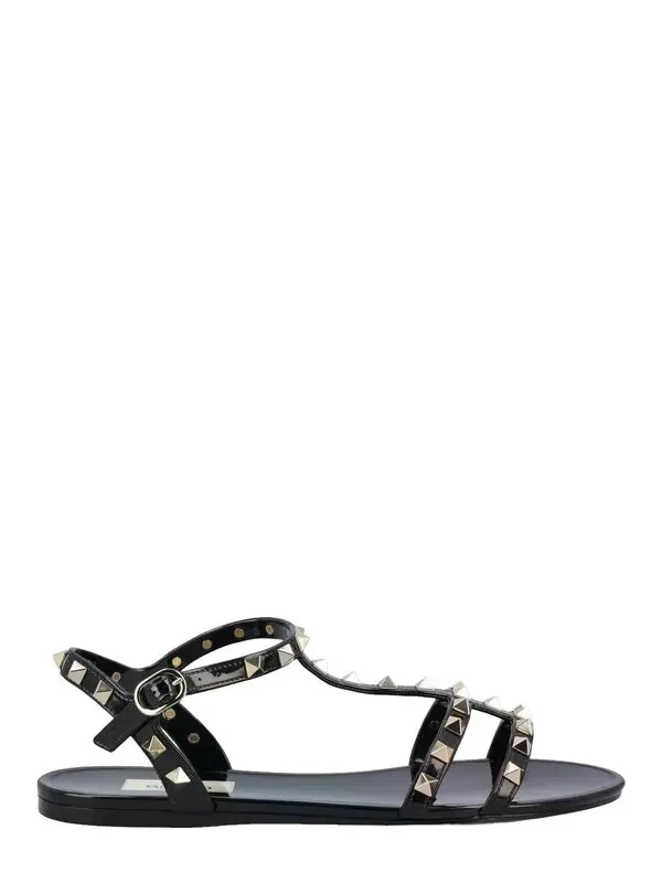 Valentino Garavani Rockstud Strap Sandals - Black