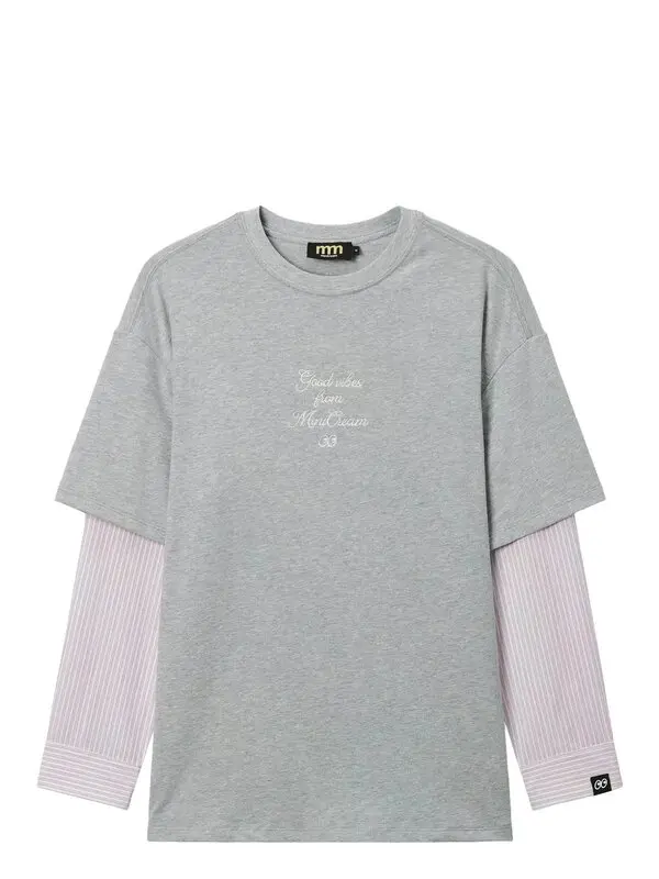 MINI CREAM Long-sleeve T-shirt - Grey