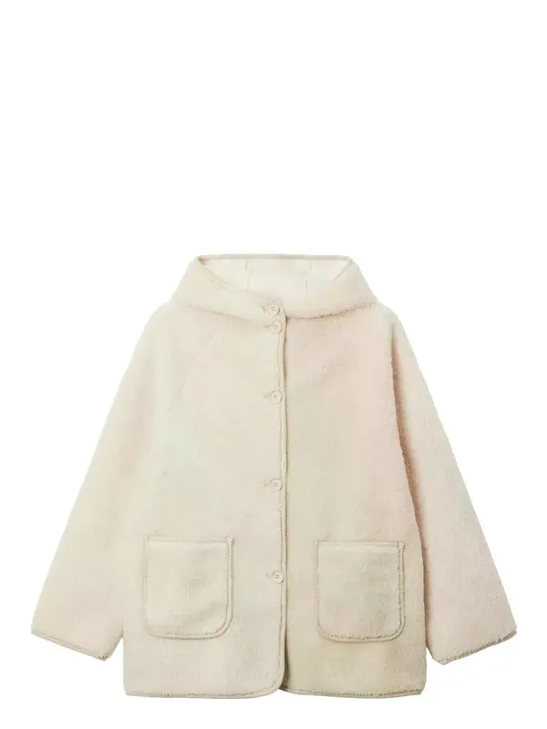 B+AB Patch-pocket Hooded Coat - Neutrals