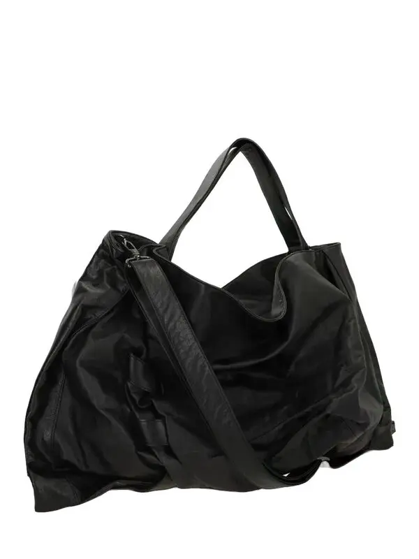 Yohji Yamamoto Gathered Tote Bag - Black